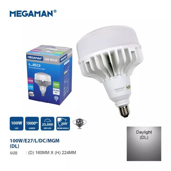 MEGAMAN LED T-Bulb E27 100W - Glow & Sparkle Sdn Bhd